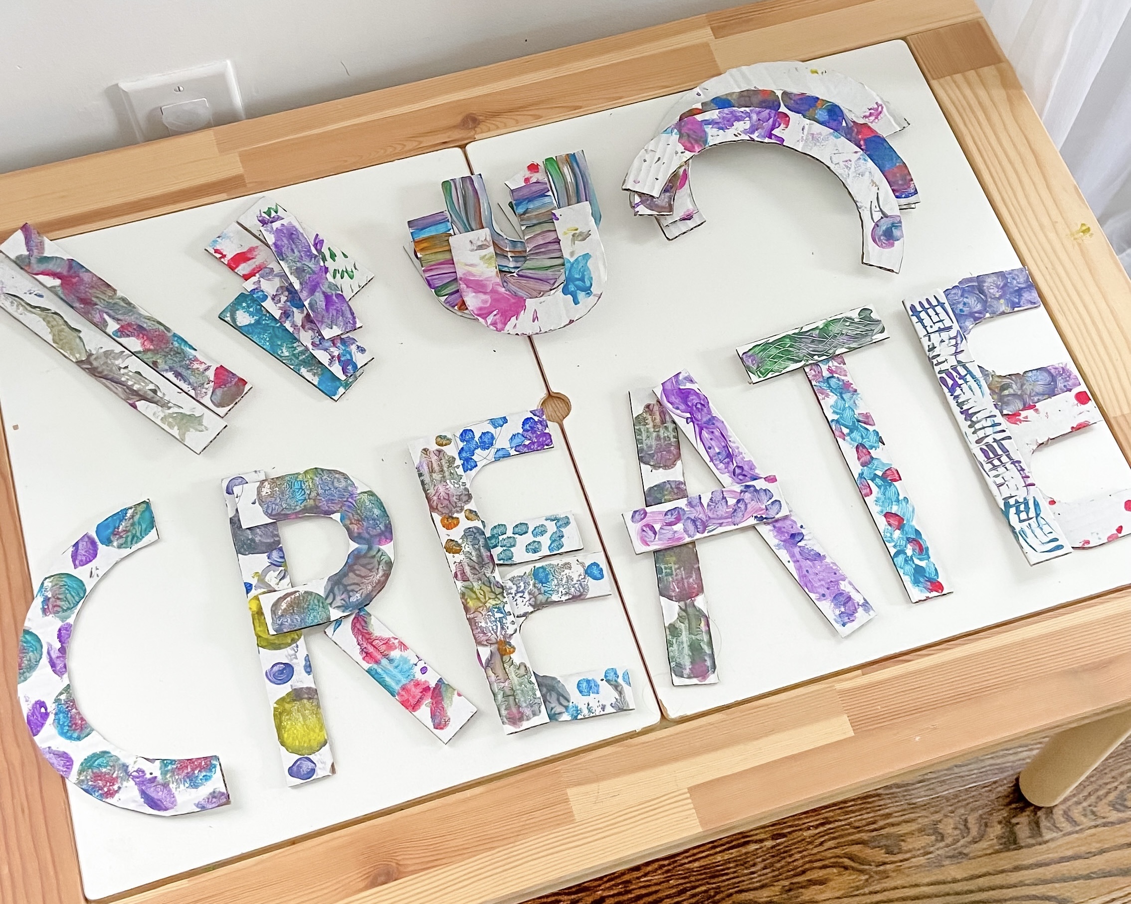 DIY Upcycled Alphabet Building Set – CRAFTING WITH CRAZY